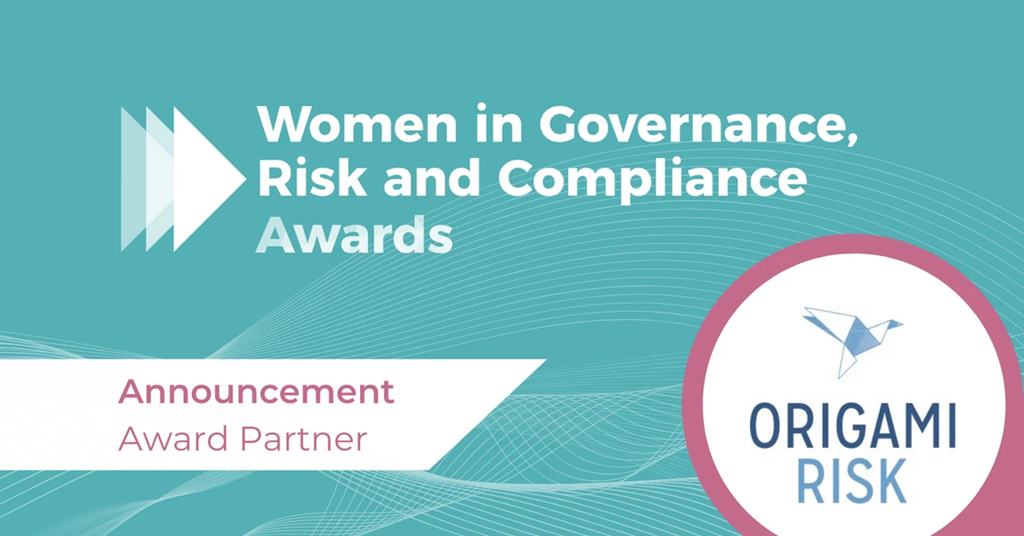 Women in Governance, Risk and Compliance Awards partners with Origami Risk | News | GRC World Forums