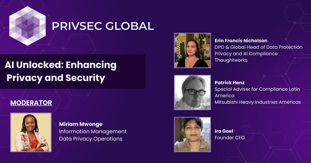 AI Unlocked: Enhancing Privacy and Security | Video | GRC World Forums