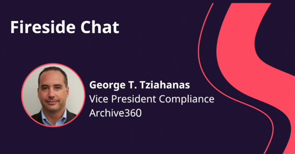 #RISK Founder Nick James in conversation with George Tziahanas, Archive360 | Video | GRC World ...