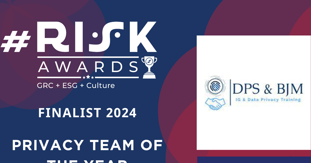 DPS & BJM IG and Data Privacy Training | Shortlist | GRC World Forums