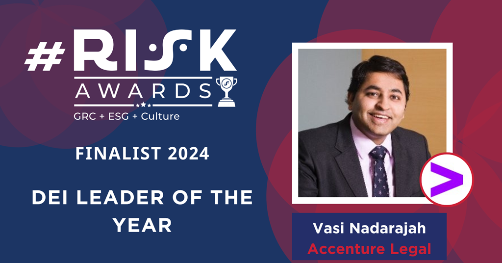 Vasi Nadarajah, Accenture Legal | Shortlist | GRC World Forums