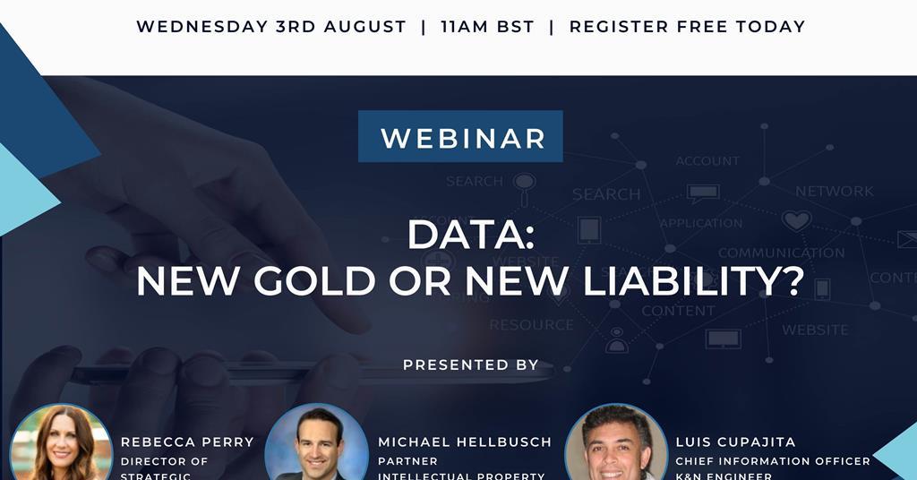 Data: New Gold or New Liability? | Webinar | GRC World Forums