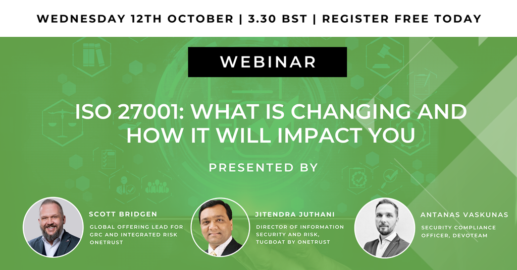 ISO 27001: What is changing and how it will impact you | Webinar | GRC ...
